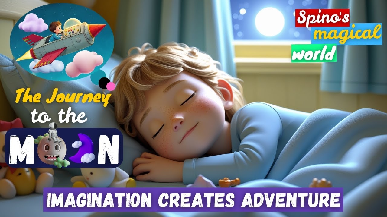 The Journey to the Moon - Magical Spaceship Adventure 🌟🚀 - Bedtime ...