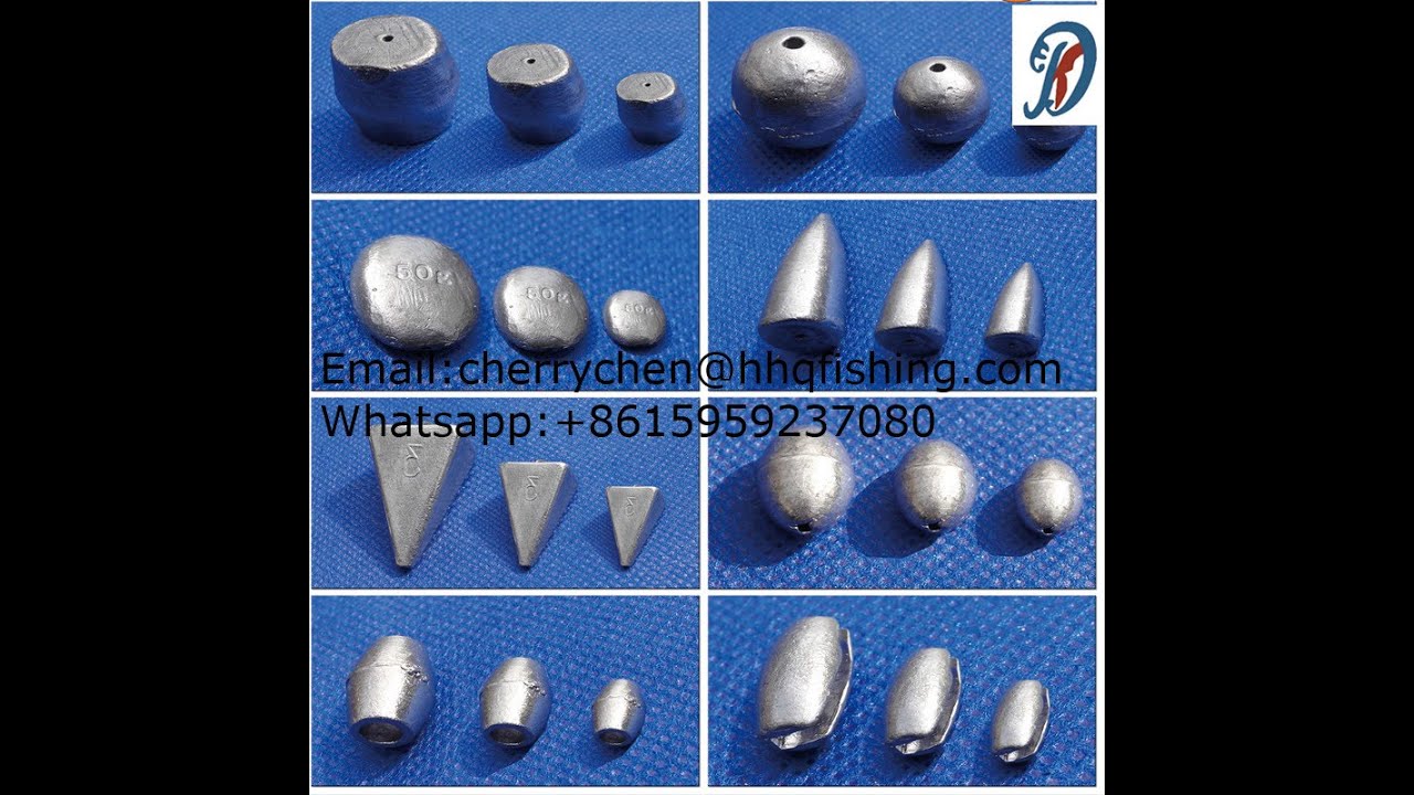 fishing lead/lead sinker - YouTube