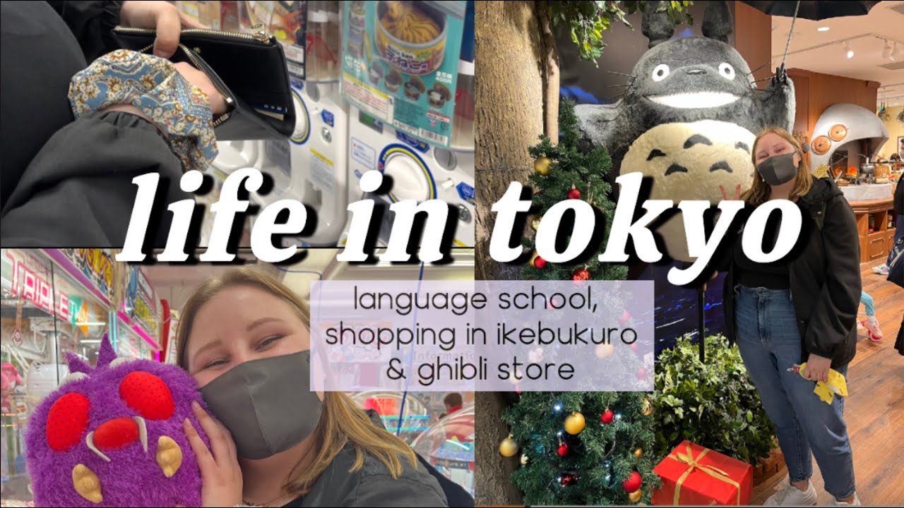 Life in Japan | Language school 📚 visiting a Ghibli shop & the world's ...
