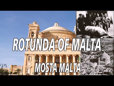 Bomba de la segunda guerra mundial MALTA - ROTUNDA OF MALTA