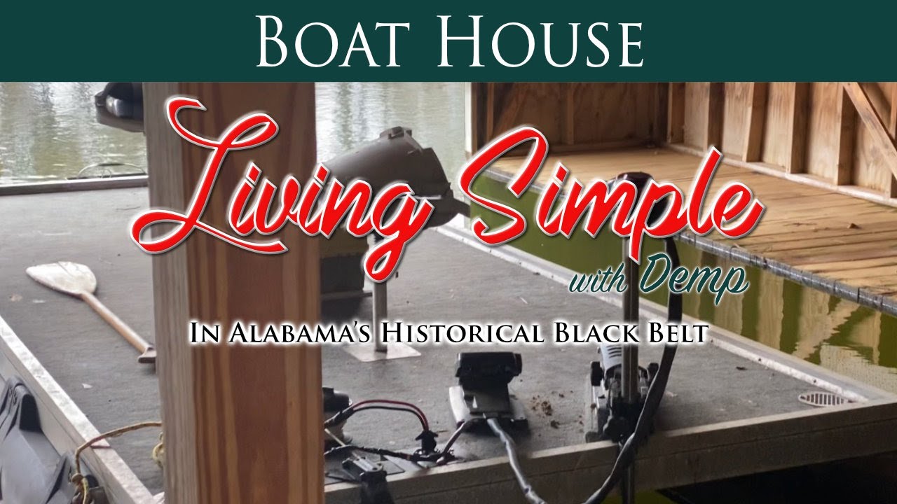 Boat House on the homestead - Living Simple with Demp - YouTube
