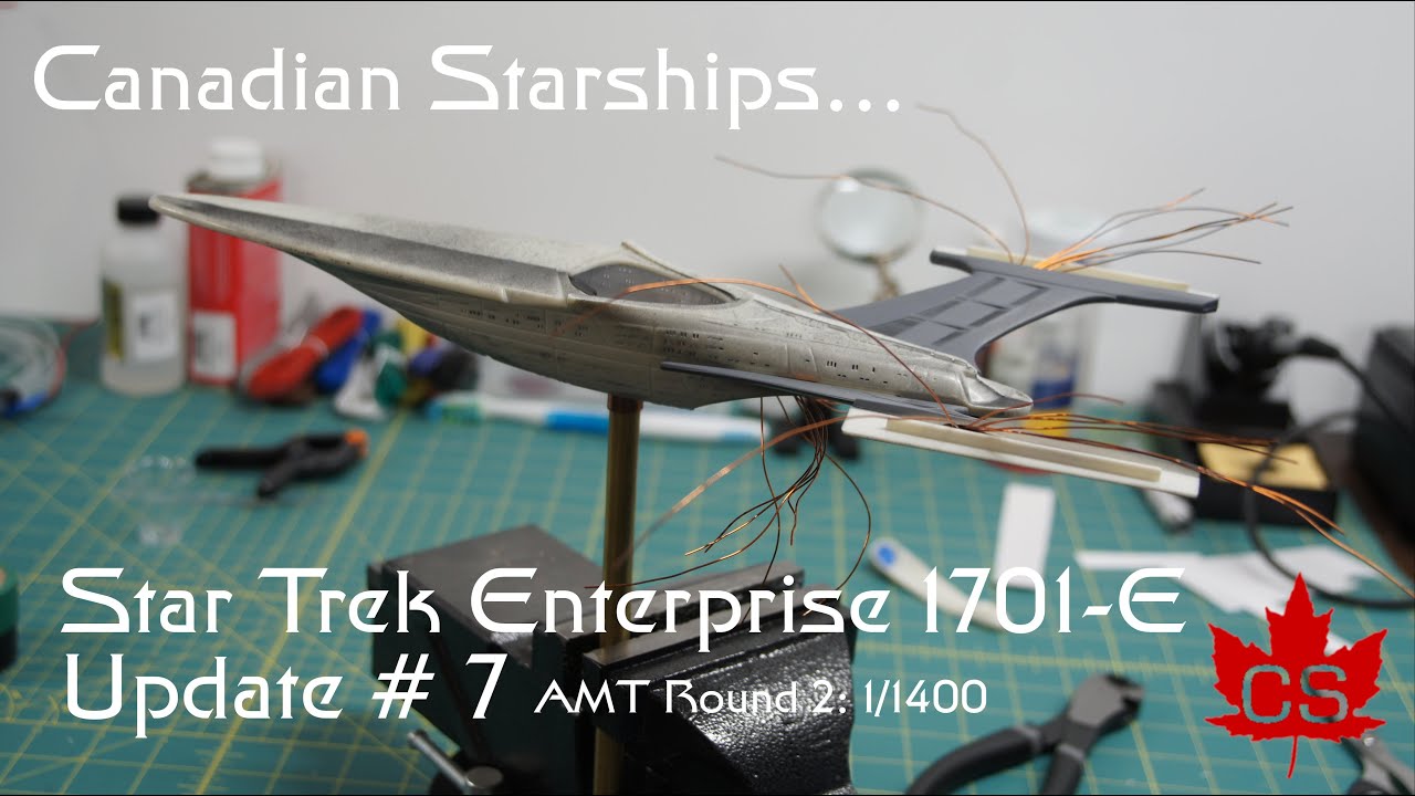 Star Trek Enterprise E Model Build Update #7 (2019) - YouTube