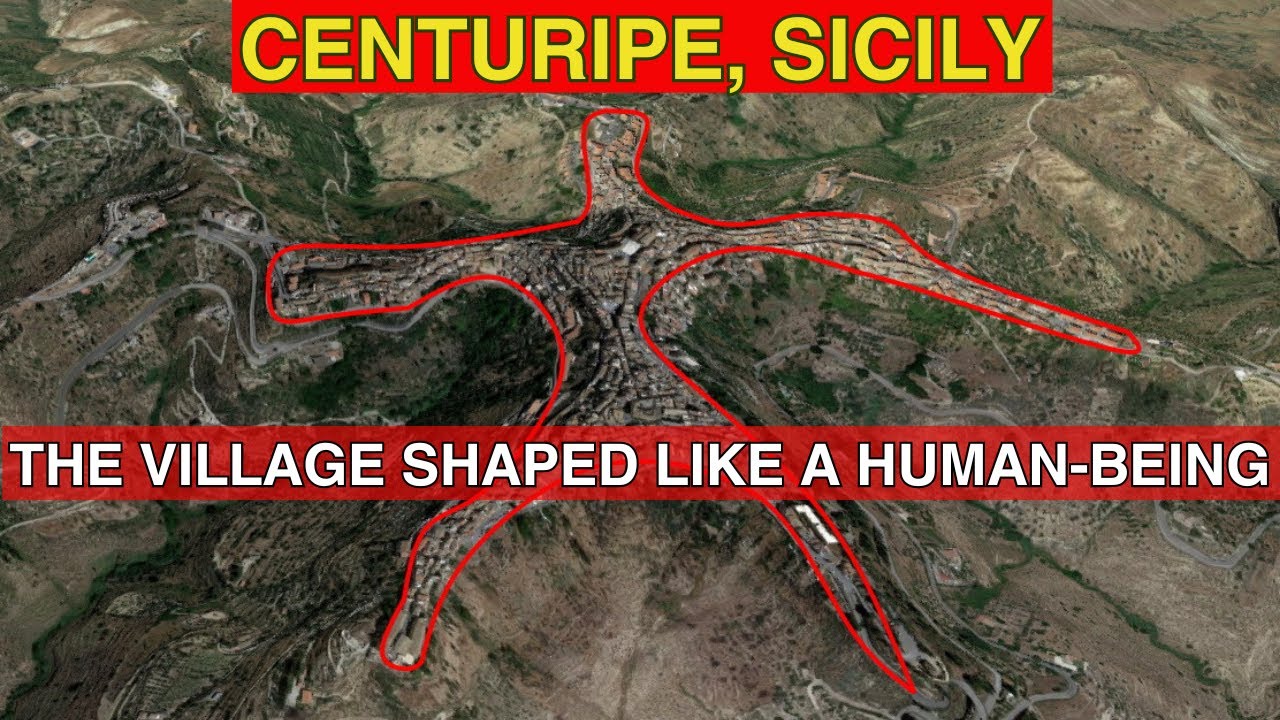 Unbelievable: Centuripe, the Village in Sicily Shaped Like a Human ...