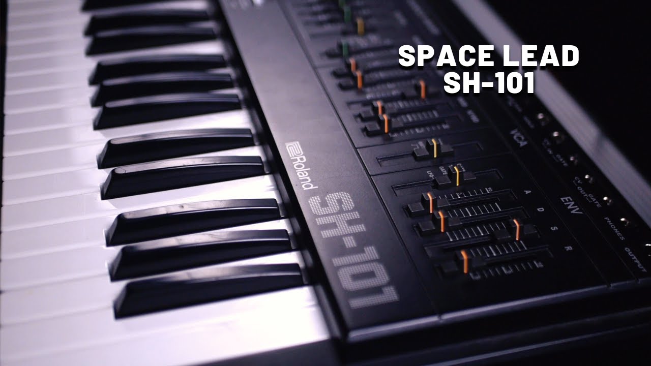 Space Lead with Roland SH-101 (No Talking) | Classic Analog Synth ...