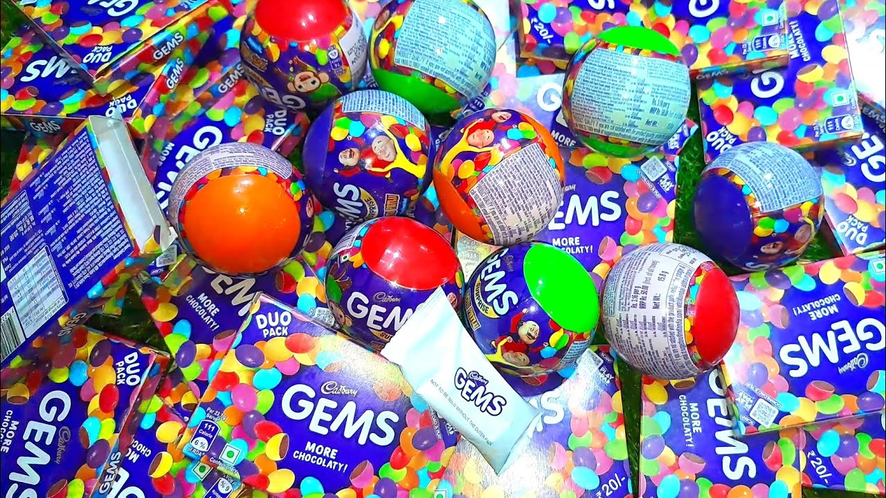 Cadbury gems minis | Surprise ball gem | Cadbury gems Surprise ball ...
