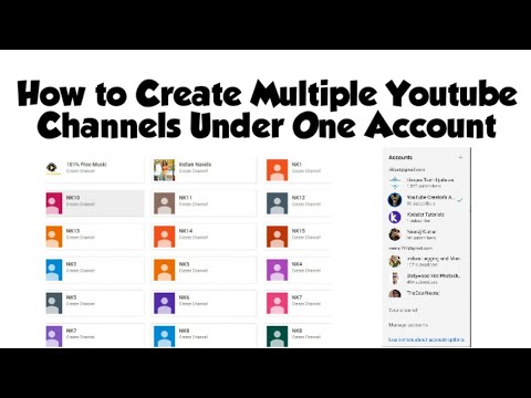 How to Create Multiple Youtube Channels Under One Account - YouTube
