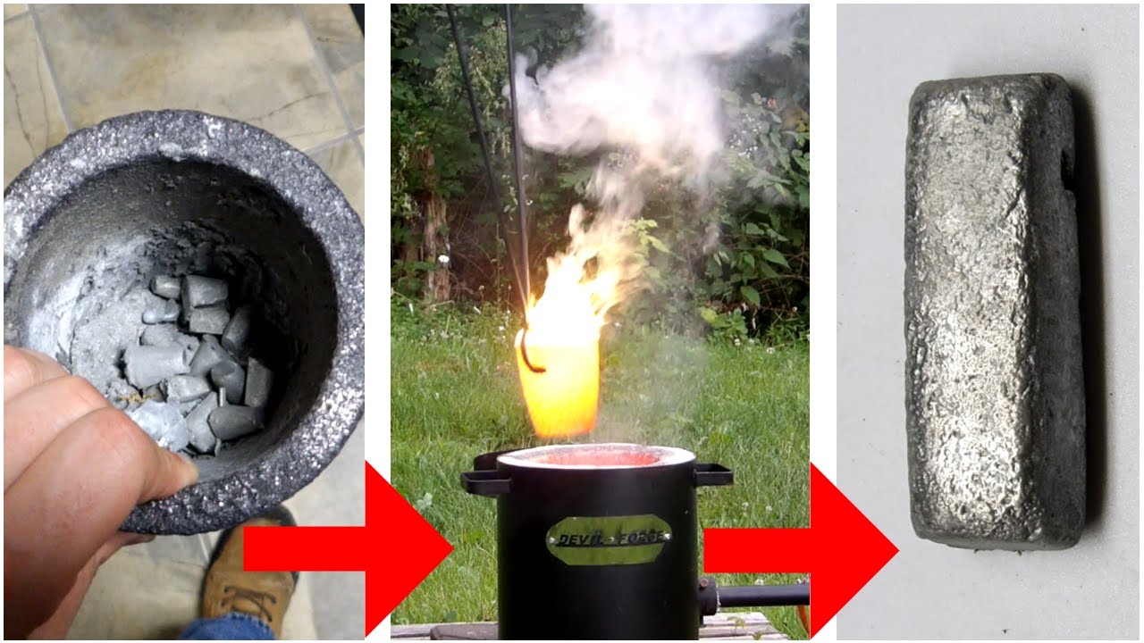 Overheating Pewter WAY too Much! | Zesty Jon Smelting | Pewter Melt 1 ...