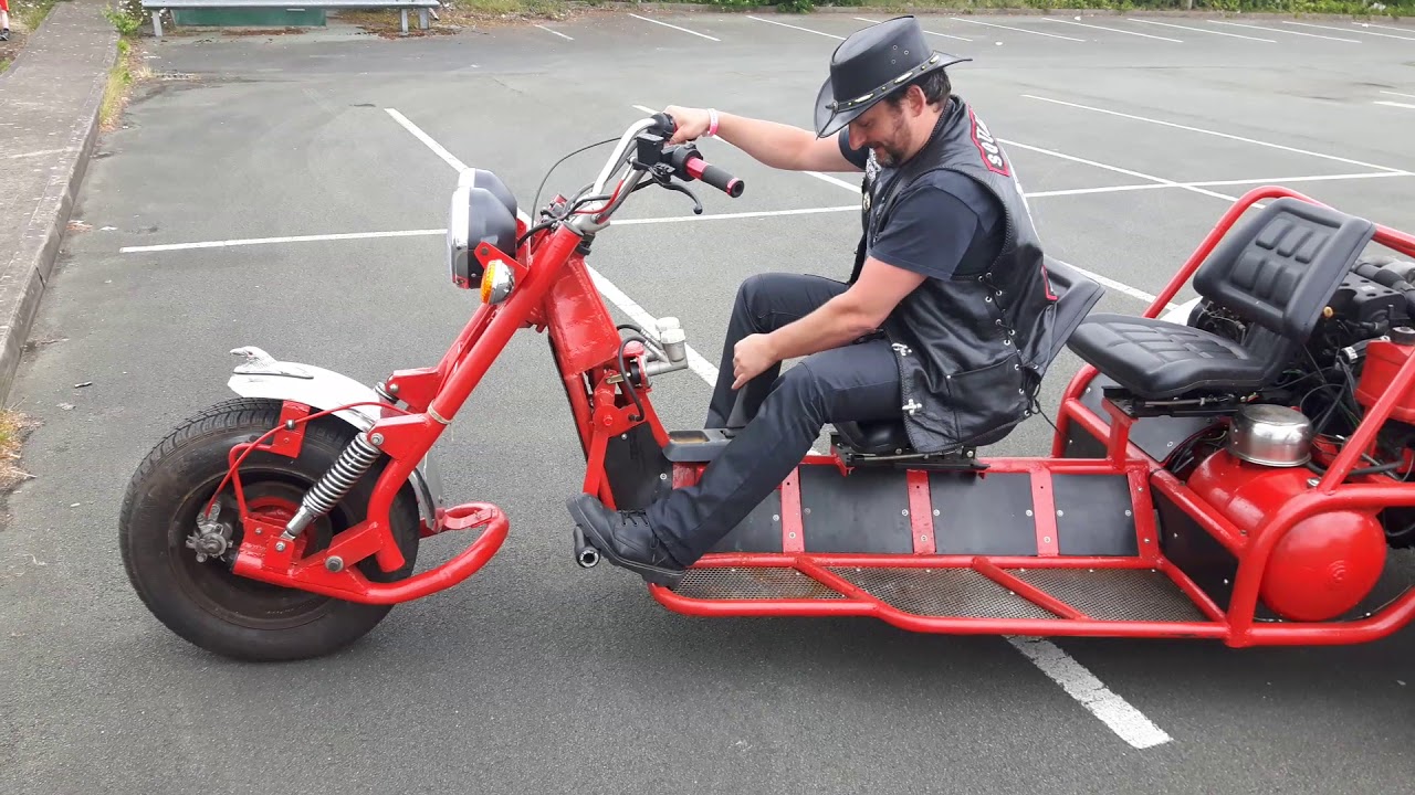 Homemade Trike 1.6 diesel - YouTube