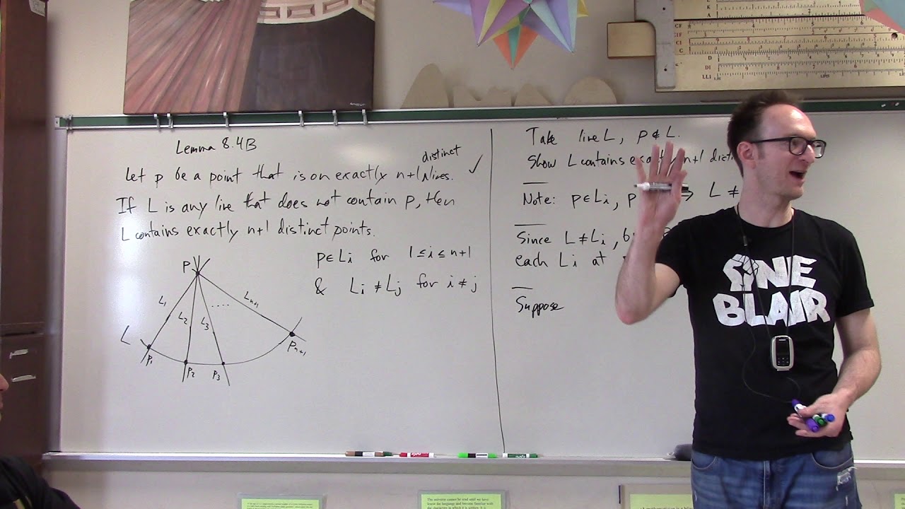 Discrete Math - Finite Projective Plane - Day 4 - Part 1 of 3 - YouTube