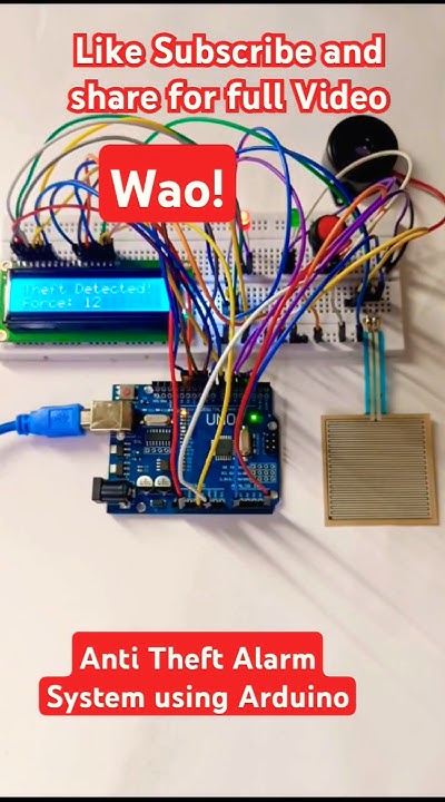 Anti-Theft Alarm System Using Arduino |Anti-Theft Alarm System Arduino se kaise banaye| - YouTube