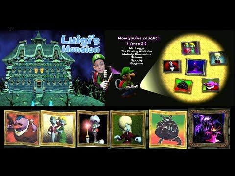 Luigi's Mansion walkthrough - Area 2 Bosses - Bogmire - YouTube