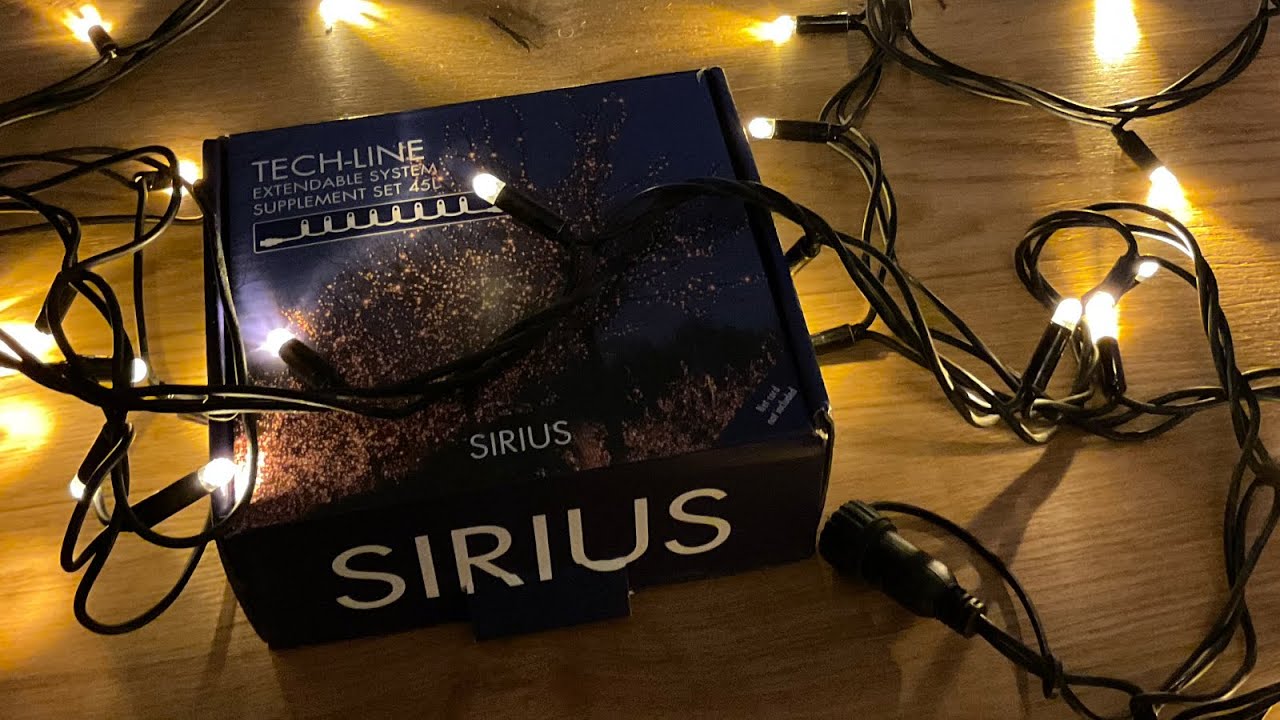 Sirius Tech-Line Lichterketten System - YouTube