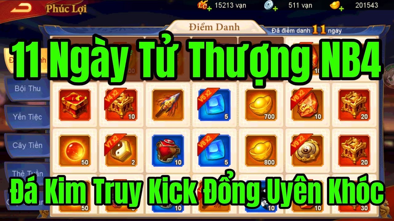 Danh Tướng 3Q Reivew Acc Tử Thượng 11 Ngày Có Đá Kim Truy Kick Liên Tục ...