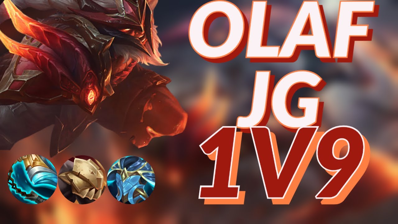 OLAF JG CARRY 1V9 !!! MELHOR JG SEMPRE VENCE !! - YouTube
