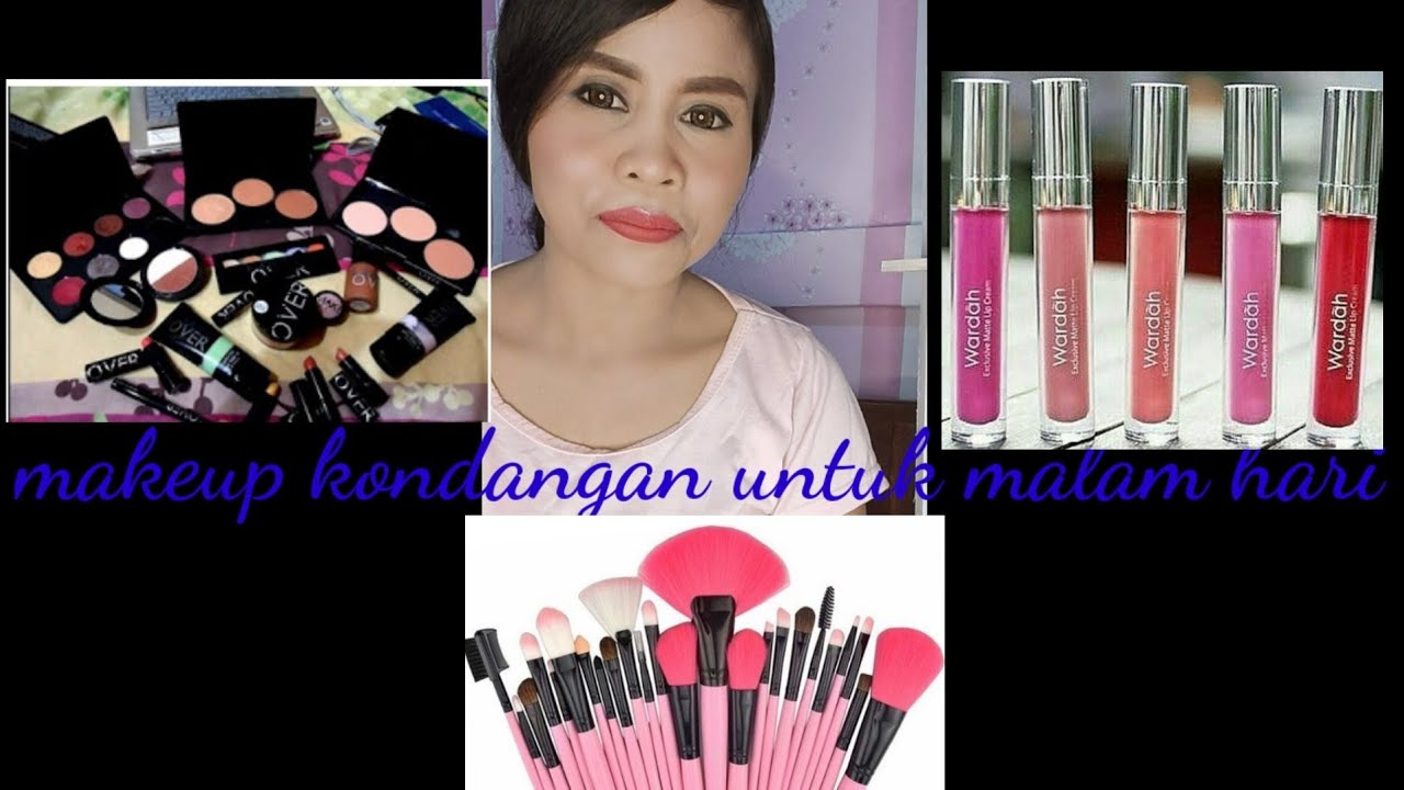 Tutorial makeup glamor untuk menghadiri berbagai acara di malam hari - YouTube