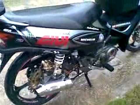 modenas ct110 with rear brake disc - YouTube