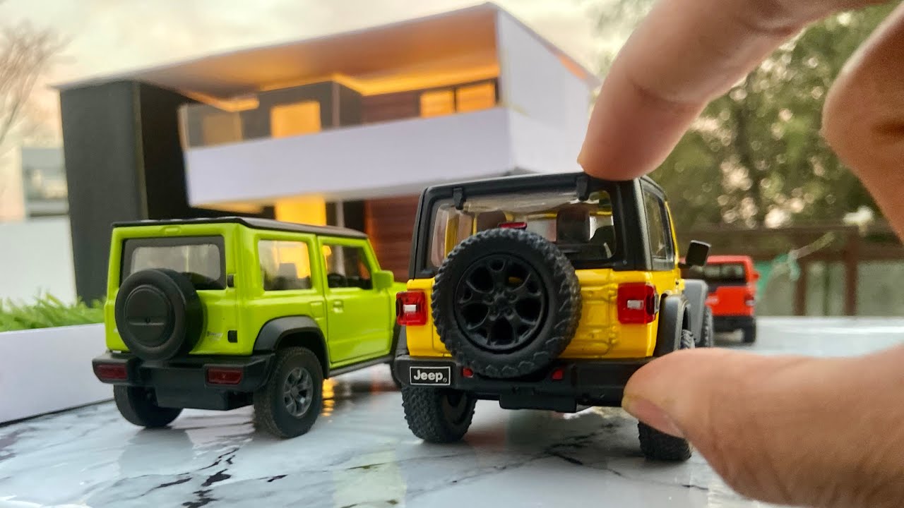 Jimny and Jeep Gladiator Scale Models Unboxing ft jeepwrangler #jimny # ...