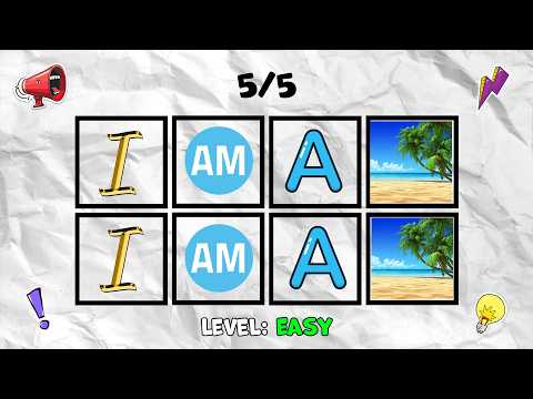 Say the word on beat. (Level 1-3) I am a beach challenge