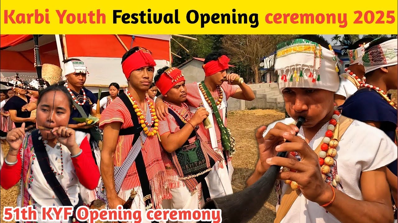 Karbi Youth Festival Opening ceremony 2025 | KYF Taralangso 2025 ...