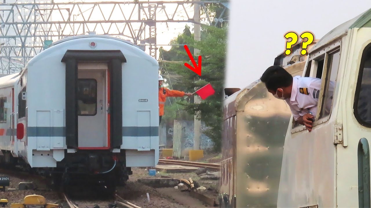 KERETA MAJU MUNDUR KOLABORASI MASINIS DAN JURU LANGSIR DENGAN SEMBOYAN ...