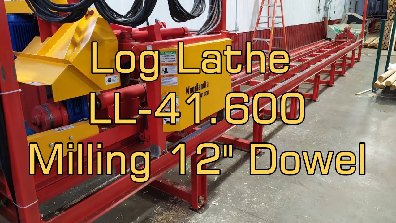 Log Lathe LL-41.600. New Generation Log Home Milling System from ...
