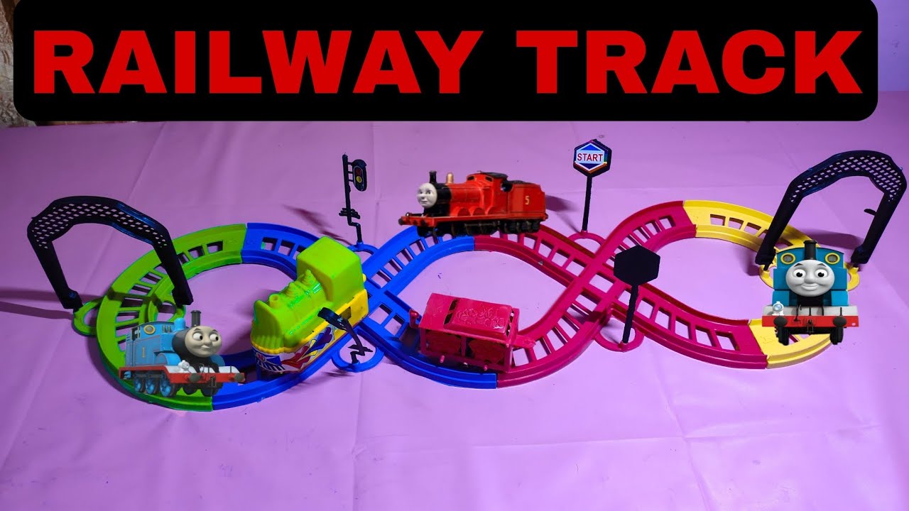 How To Make Railway Track | Train 🚂🚃 Track | Science Project - YouTube