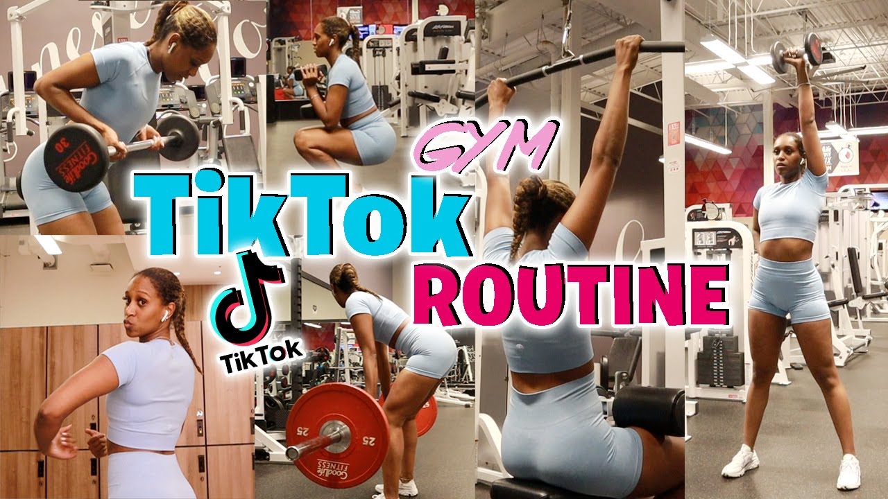 TIKTOK GYM ROUTINE| Tiktok compilation, gym routines we love to follow ...