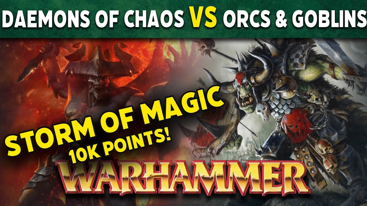 Storm of Magic 5000 Point Warhammer Fantasy 8th Edition Battle Report ...