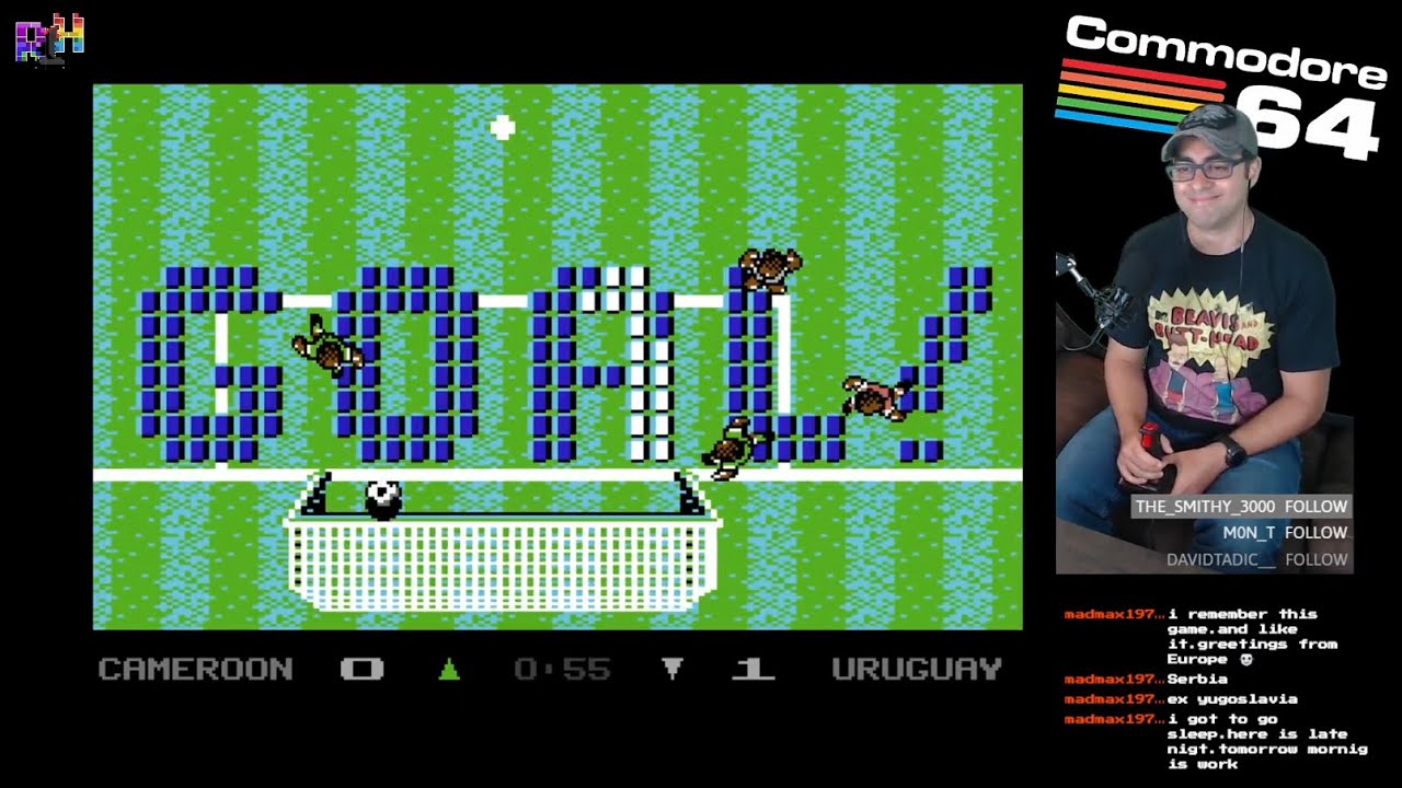 MicroProse Soccer - Commodore 64 - YouTube