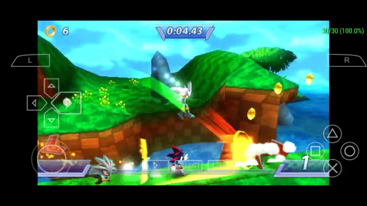 Silver gameplay sonic rivals - YouTube
