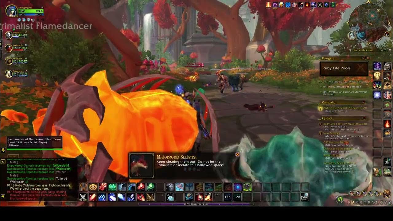 WoW Dragonflight: Imogengosa - Dracthyr Evoker: Ruby Life Pools - YouTube