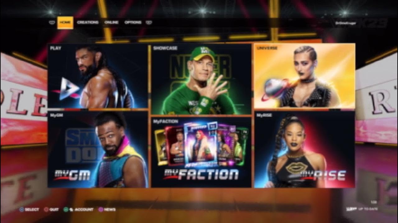 ECW ep 16 Hunter vs Chaz WWE 2K 23 - YouTube