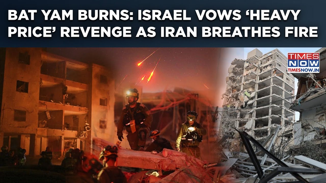 Iran Breathes Fire On Bat Yam | Buildings Burn, Several Dead| Israel ...