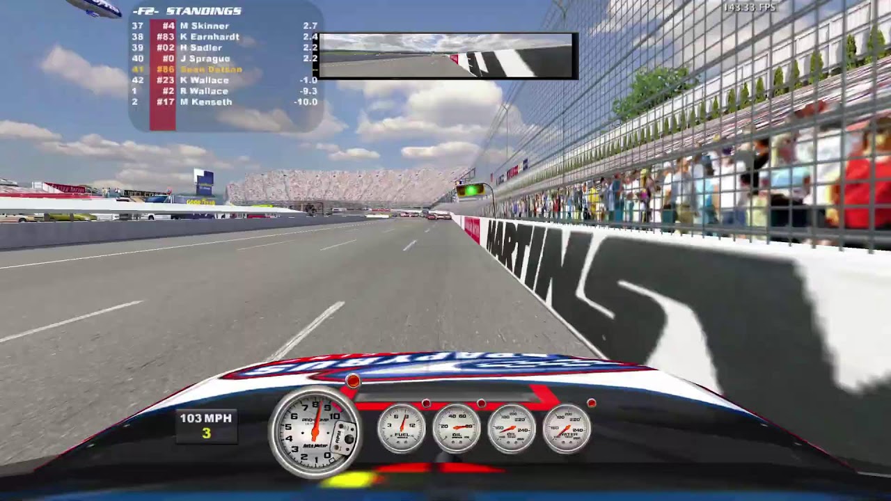 NR2003 Offline| Original Cup Mod at Bristol 100 Laps - YouTube