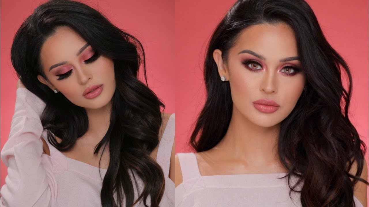 Warm Cherry Sculpted Makeup Tutorial