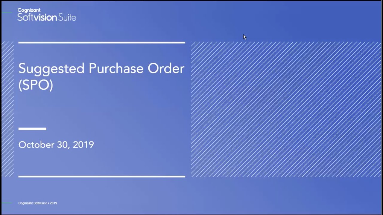 Suggested Purchase Order | Webinar - YouTube