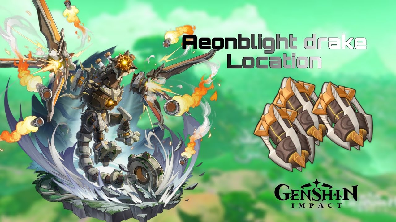 Aeonblight drake location|Genshin impact - YouTube
