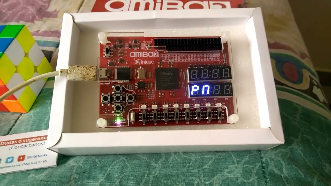 Practica 2 - Punto 4 - AMIBA 2 Intesc FPGA - Maquinas de estado y ...