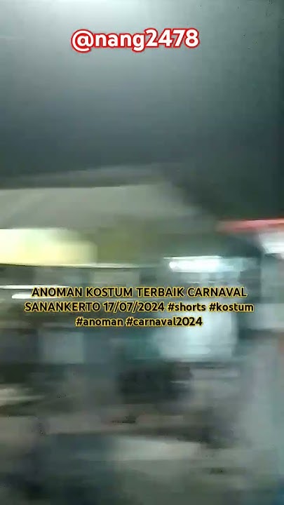 ANOMAN IKUT CARNAVAL SANANKERTO 17/072024 #shorts #anoman #carnaval2024 - YouTube