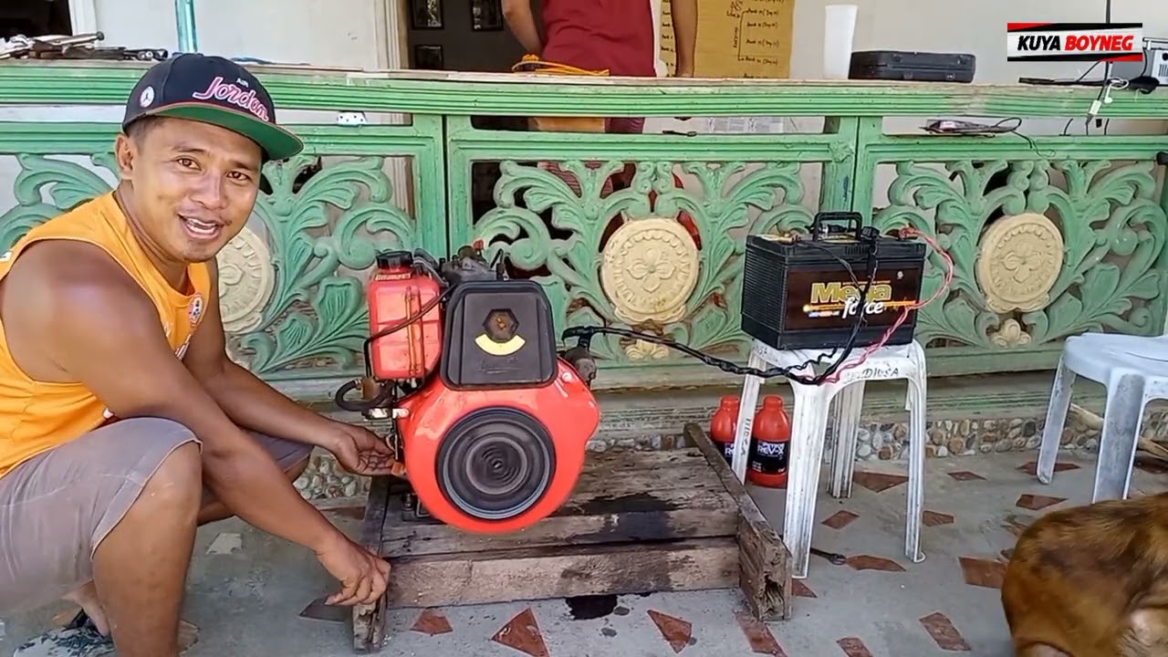 Yamada Diesel Engine 18HP new Key for Starter | Low Speed. - YouTube