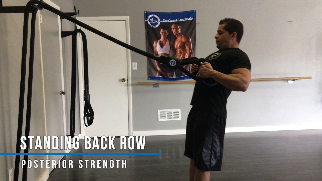 Battle Rope ST® - Standing Back Row - YouTube