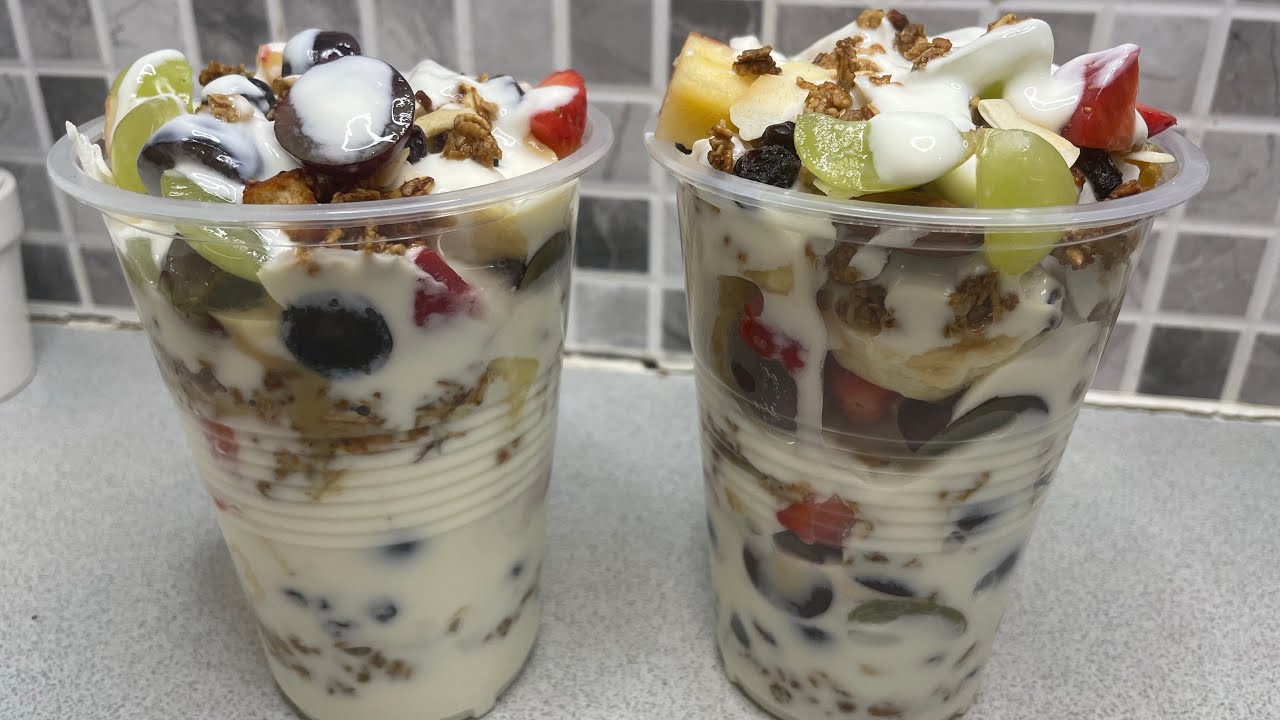 How to make the best creamy and delicious parfait at home - YouTube