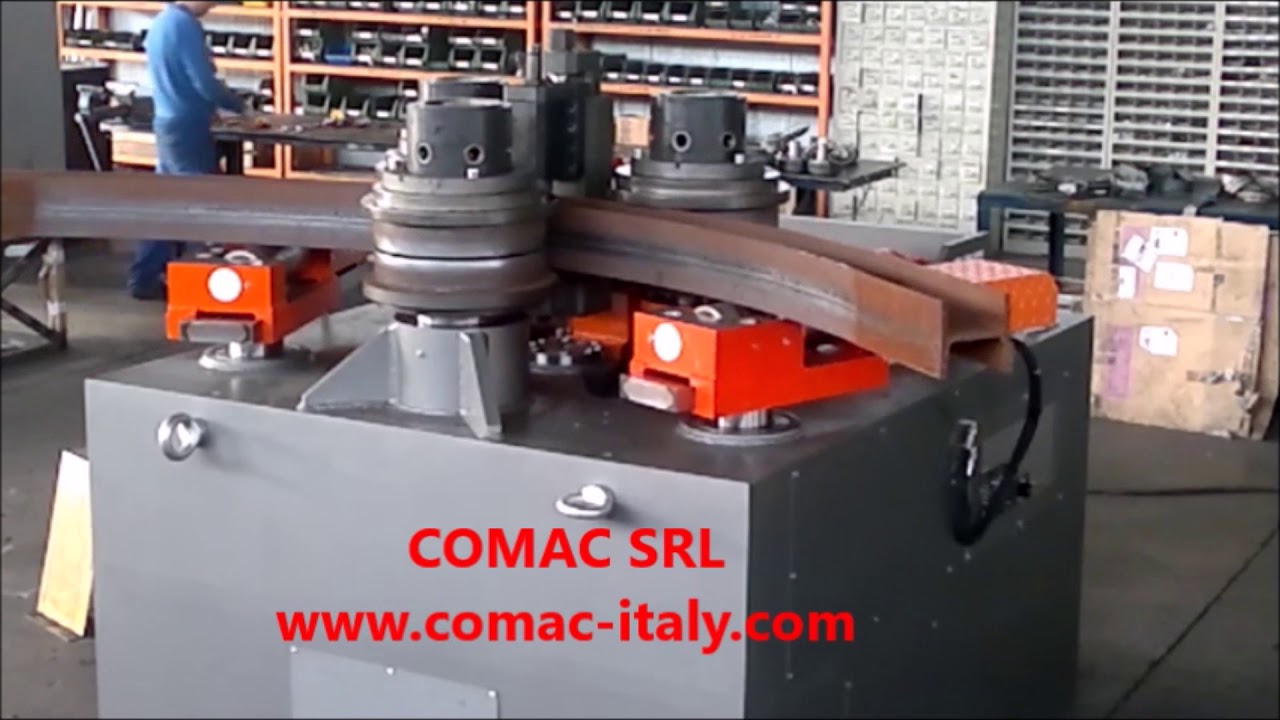 Wide flange beams rolling - YouTube