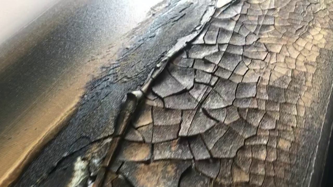 Watch a quick flyby of Abstract Artist Greg Benz latest landscape - YouTube