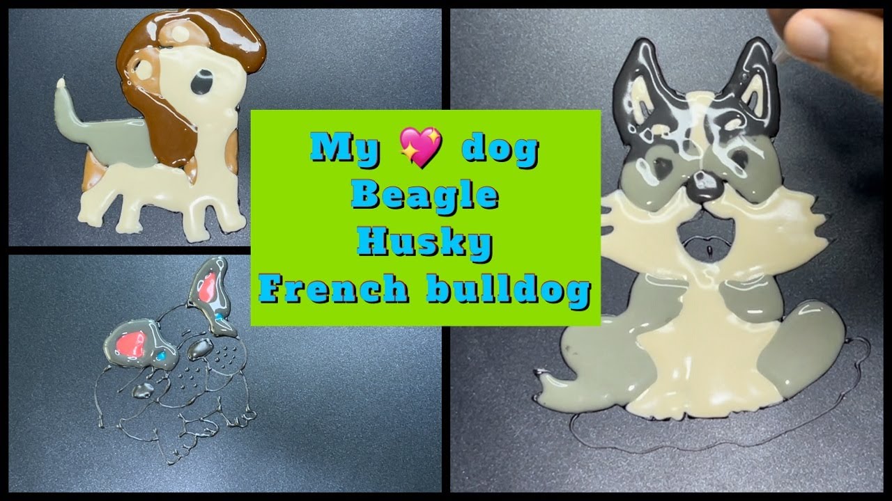 My Lovely Dog Pancake Art - Beagle, Siberian husky, French bulldog I ...