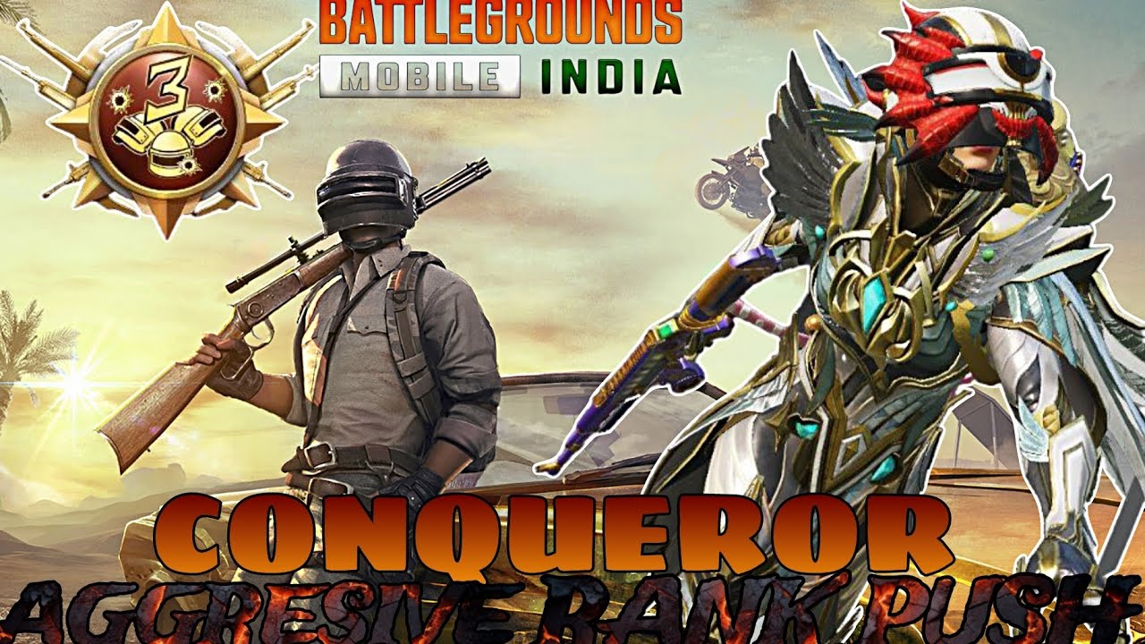 4K REALISTIC GRAPHICS PUBG/BGMI CONQUER AGGRESSIVE ☠️RANK PUSH 🔥@PUBG ...