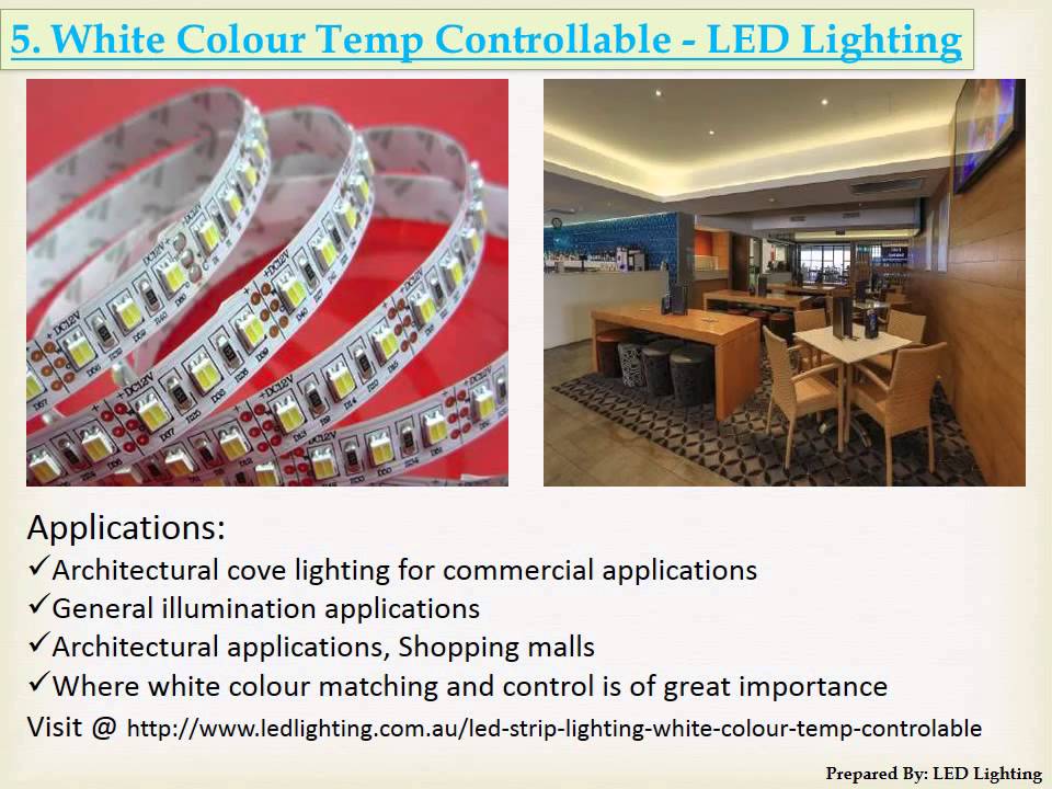 LED Strip Lights Portfolio by LED Lighting - YouTube