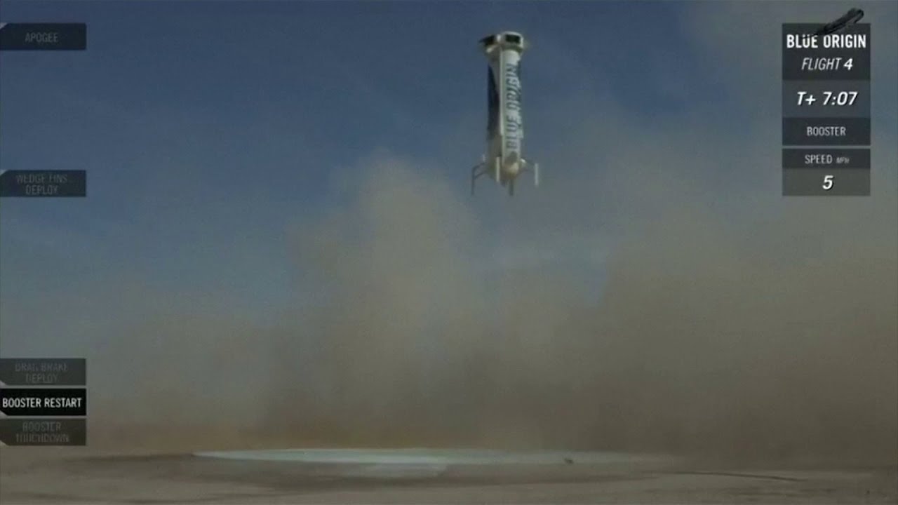 Recycling-Rakete "New Shepard": Start und Landung erneut geglückt | DER ...