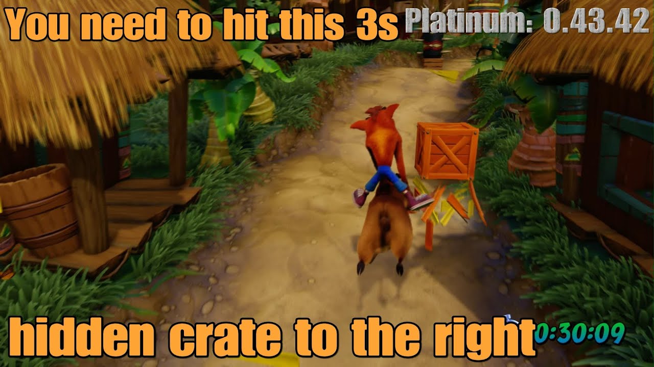 Crash 1 - lvl 7: Hog Wild - Platinum Relic - YouTube