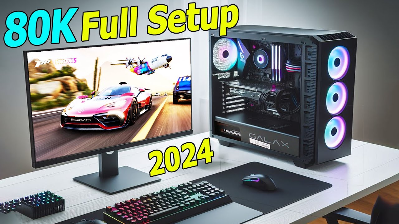 full setup best budget gaming Pc build Under 80K with Monitor 🔥🔥 - YouTube